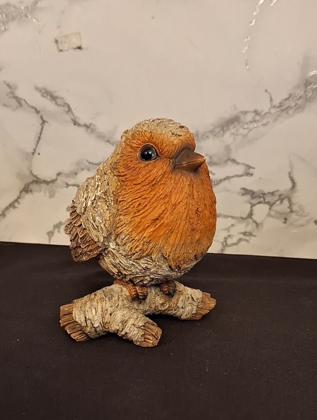 Woodland Robbin Bird, Singing Robin on Stump, Vivid Arts Robbin Bird - Etsy