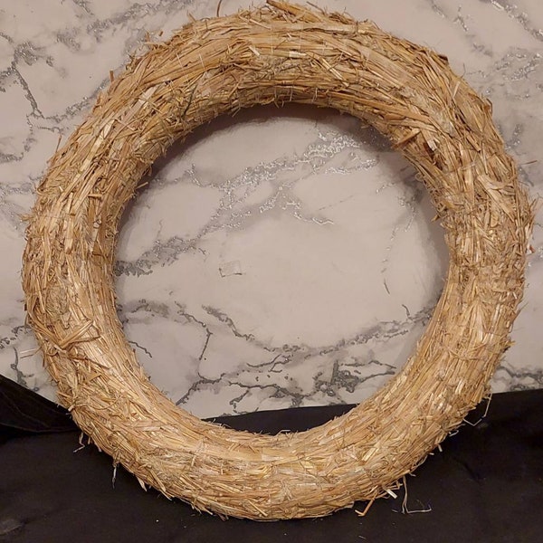 Straw Wreath - Etsy