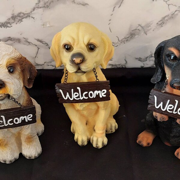 Dog Welcome Sign - Etsy UK