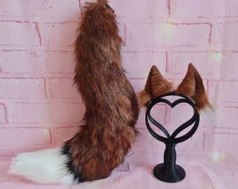 Fox Tail Cosplay Tail Cosplay Ears Galaxy Kitsune TUG TAIL Fox Cat Tail ...