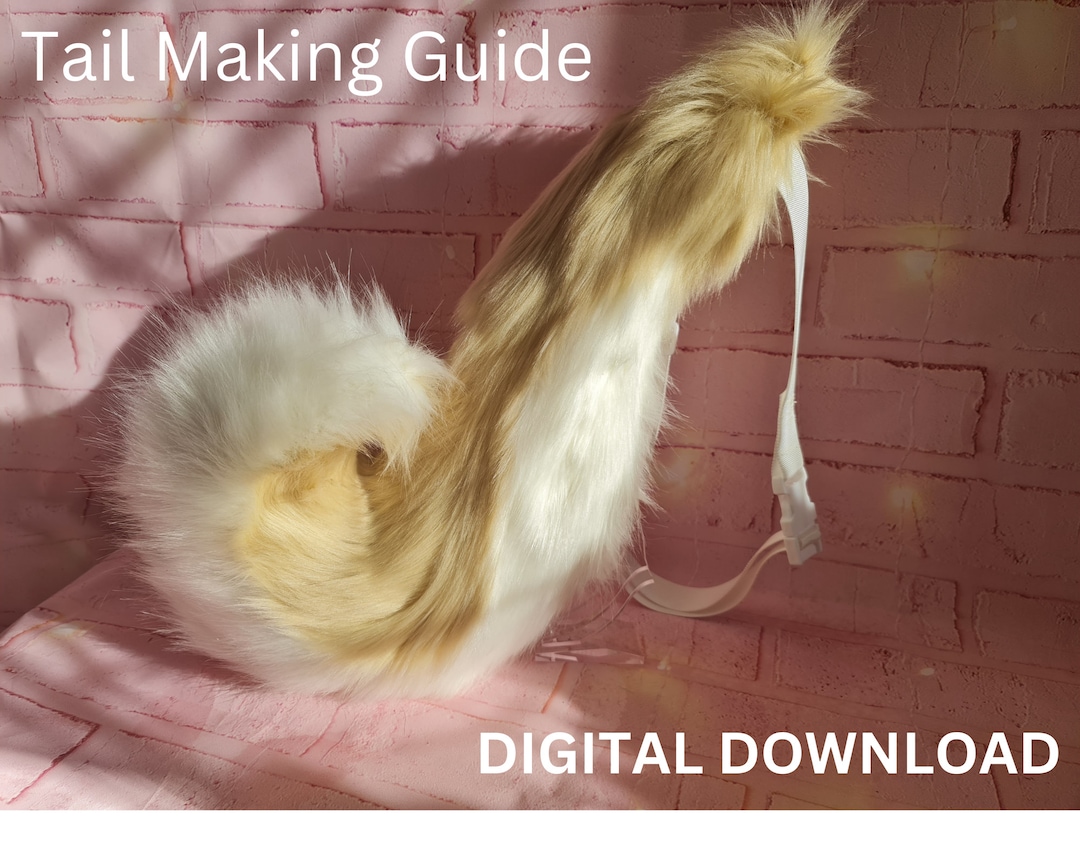 DIGITAL Puppy Tail Pattern for Fursuits - PDF Download - Etsy