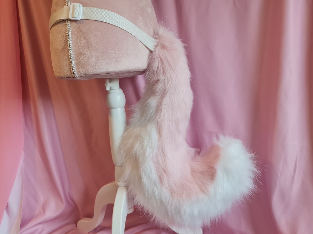 Pink Puppy Tail - Etsy