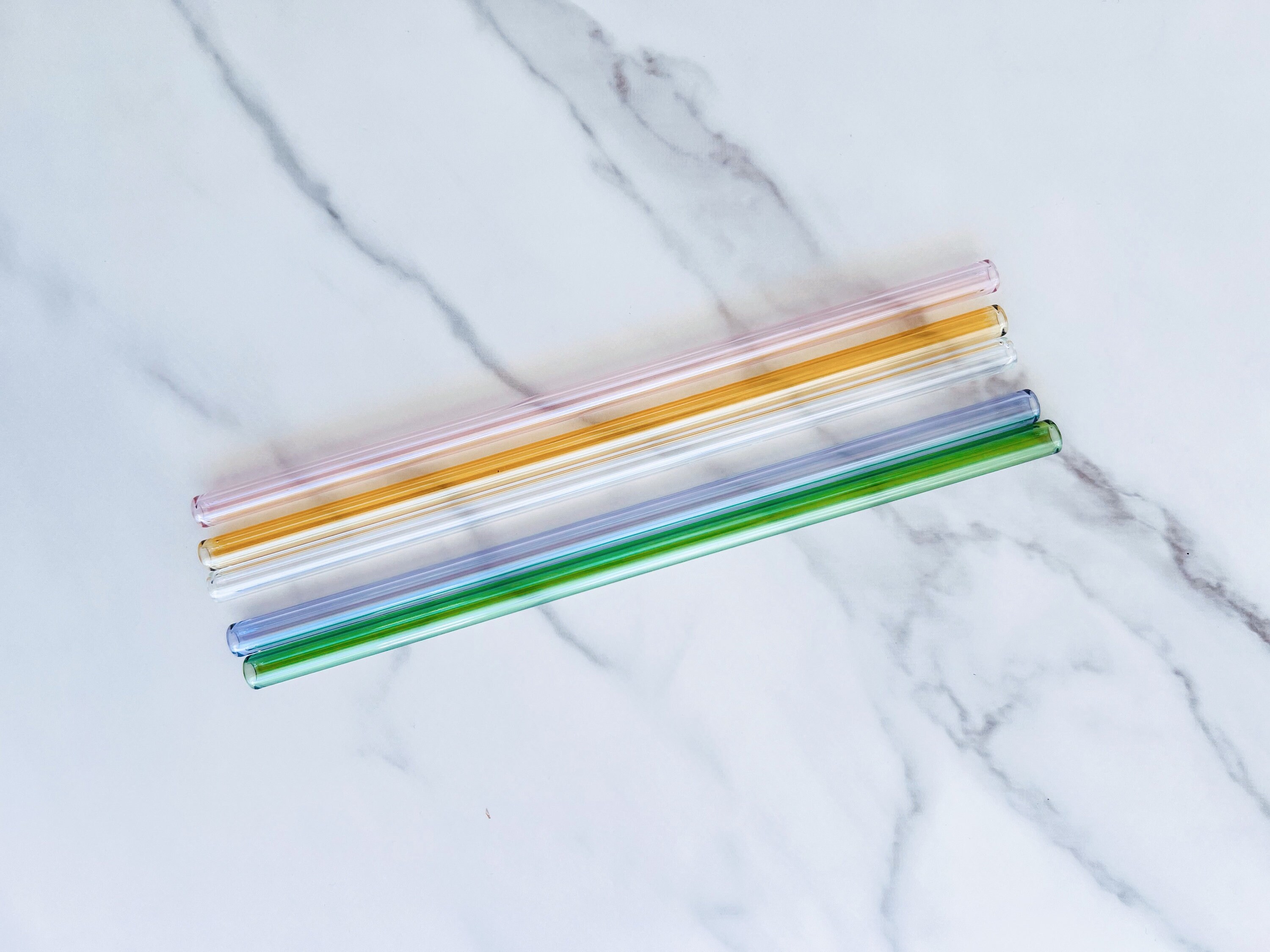 Straight Glass Straw | Glass Straw for 16oz Glass Can Cup | Glass Straw ...