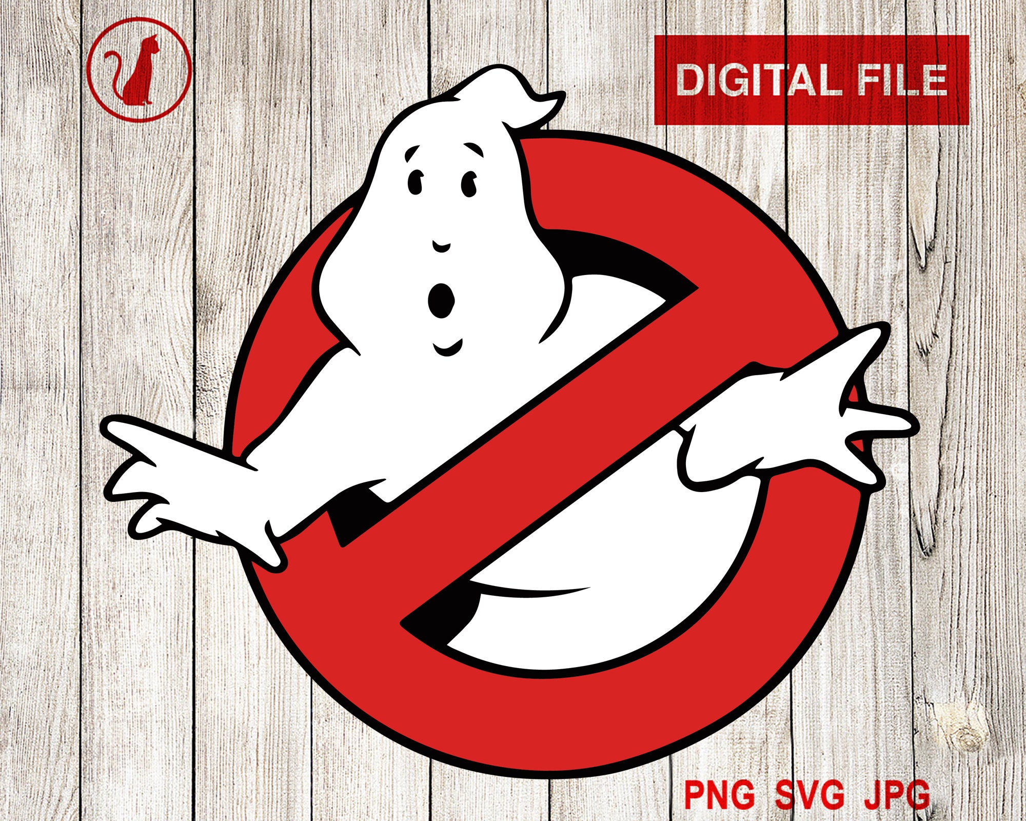 Ghostbusters Svg Layered Svg Ghostbusters Logo Svg | Etsy