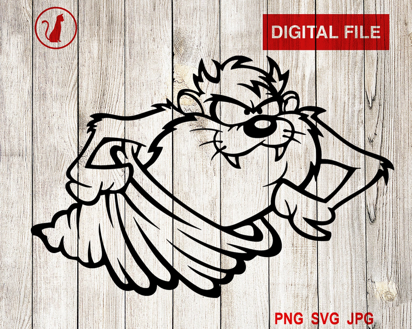Taz svg Tasmanian Devil svg Looney Tunes svg Taz Cut File | Etsy