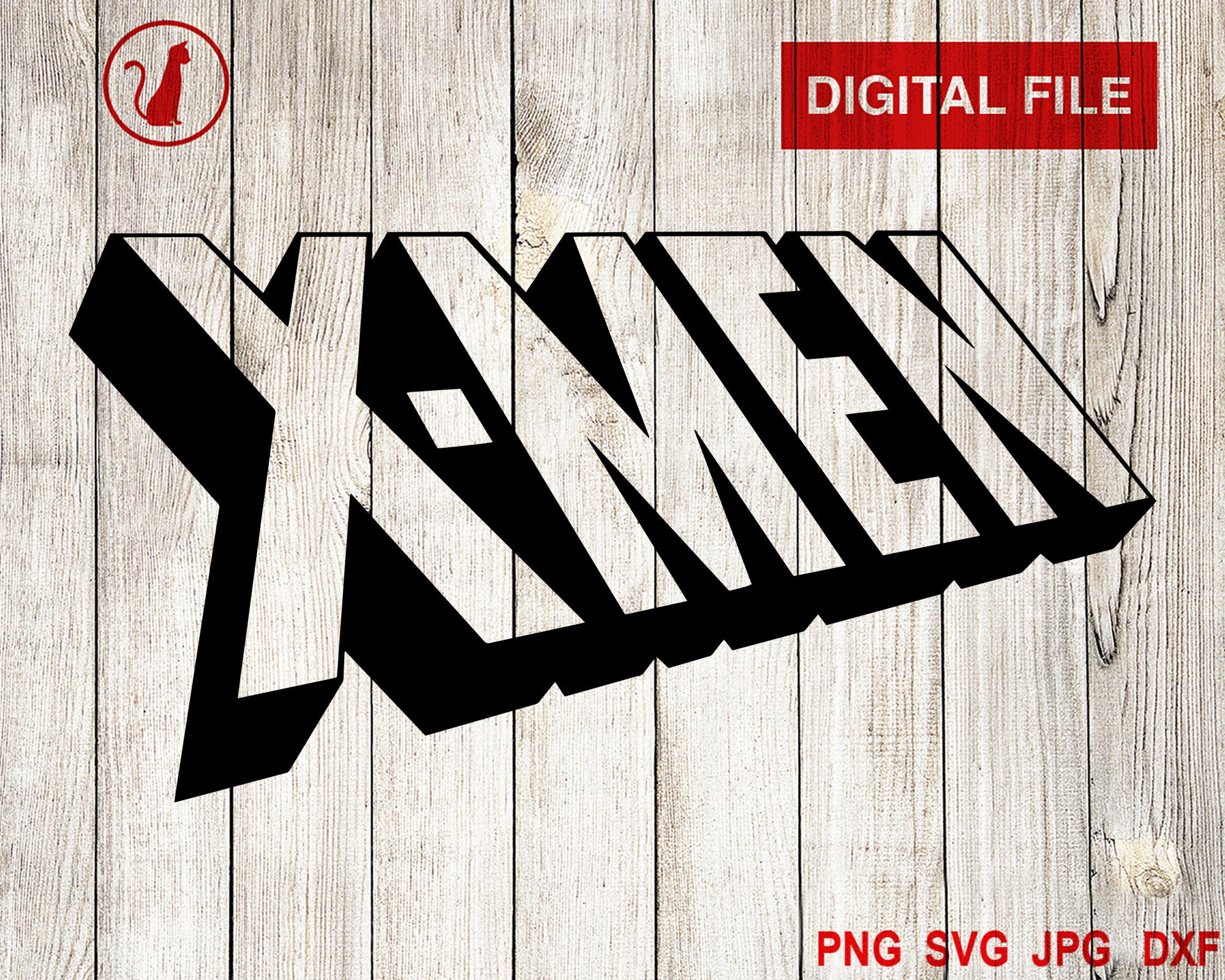 X-Men Logo Cut File X-Men svg X-Men Title svg XMen Cut File | Etsy