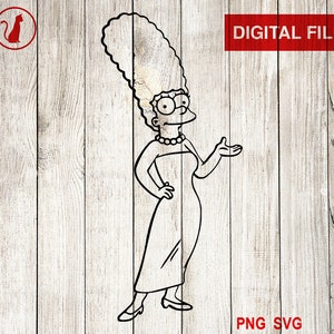 Marge Simpson svg The Simpsons svg Marge svg Marge Simpson Cut | Etsy