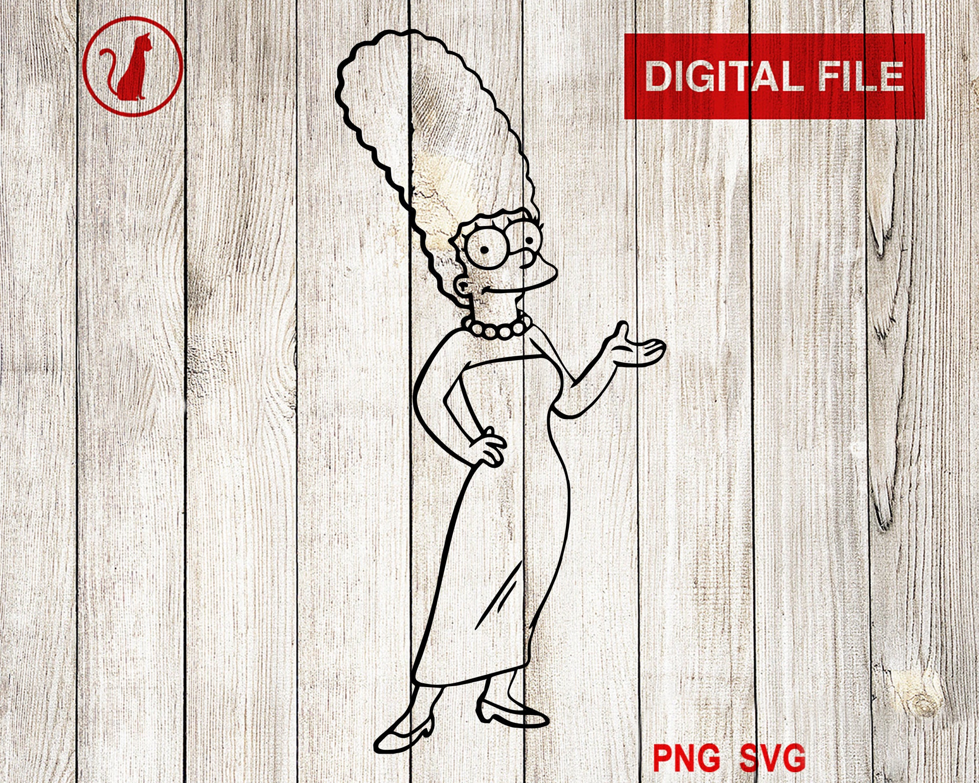 Marge Simpson svg The Simpsons svg Marge svg Marge Simpson Cut | Etsy