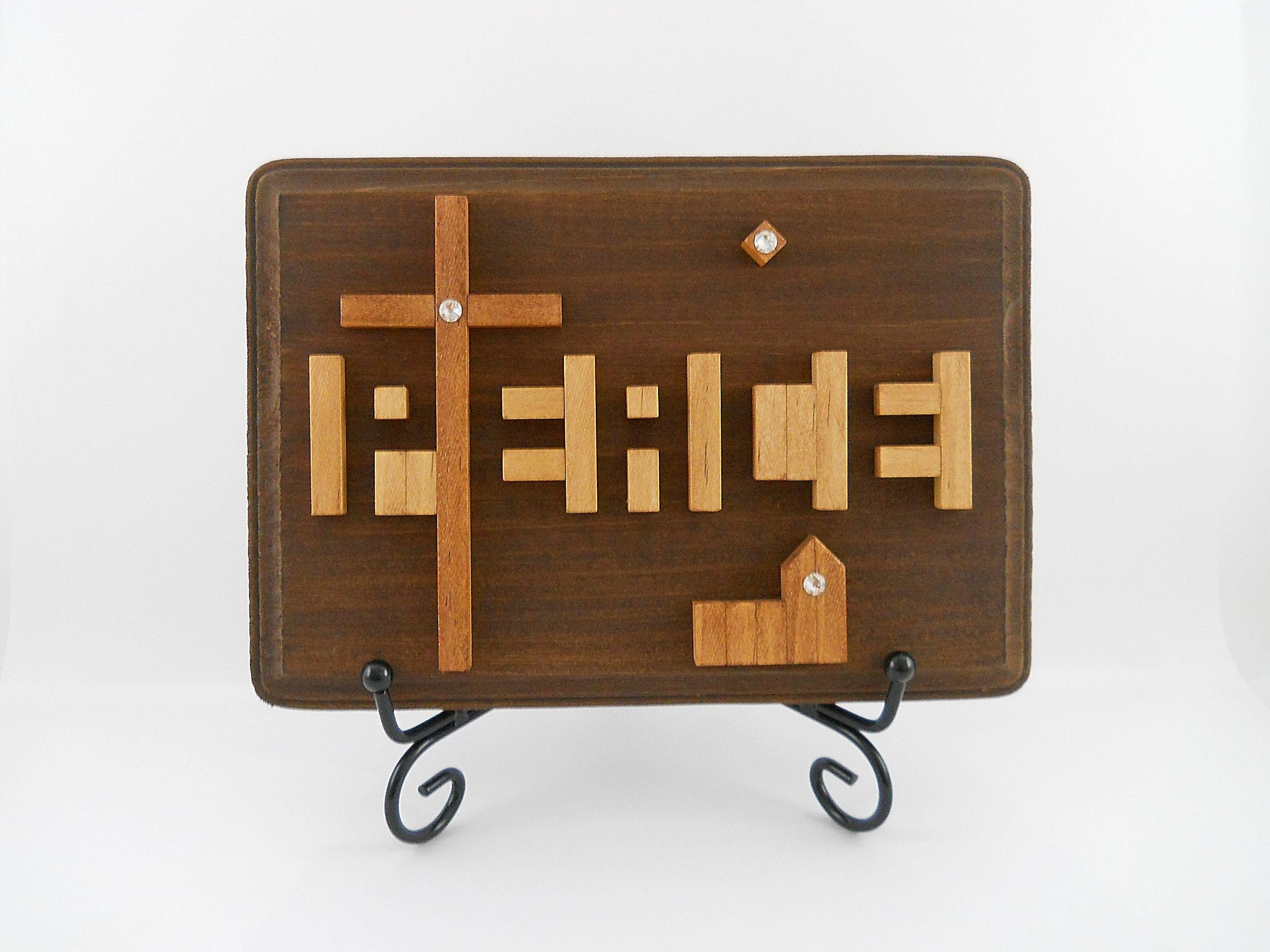 Peace Sign Handmade Wooden Decorative Accent Gift 5 X - Etsy