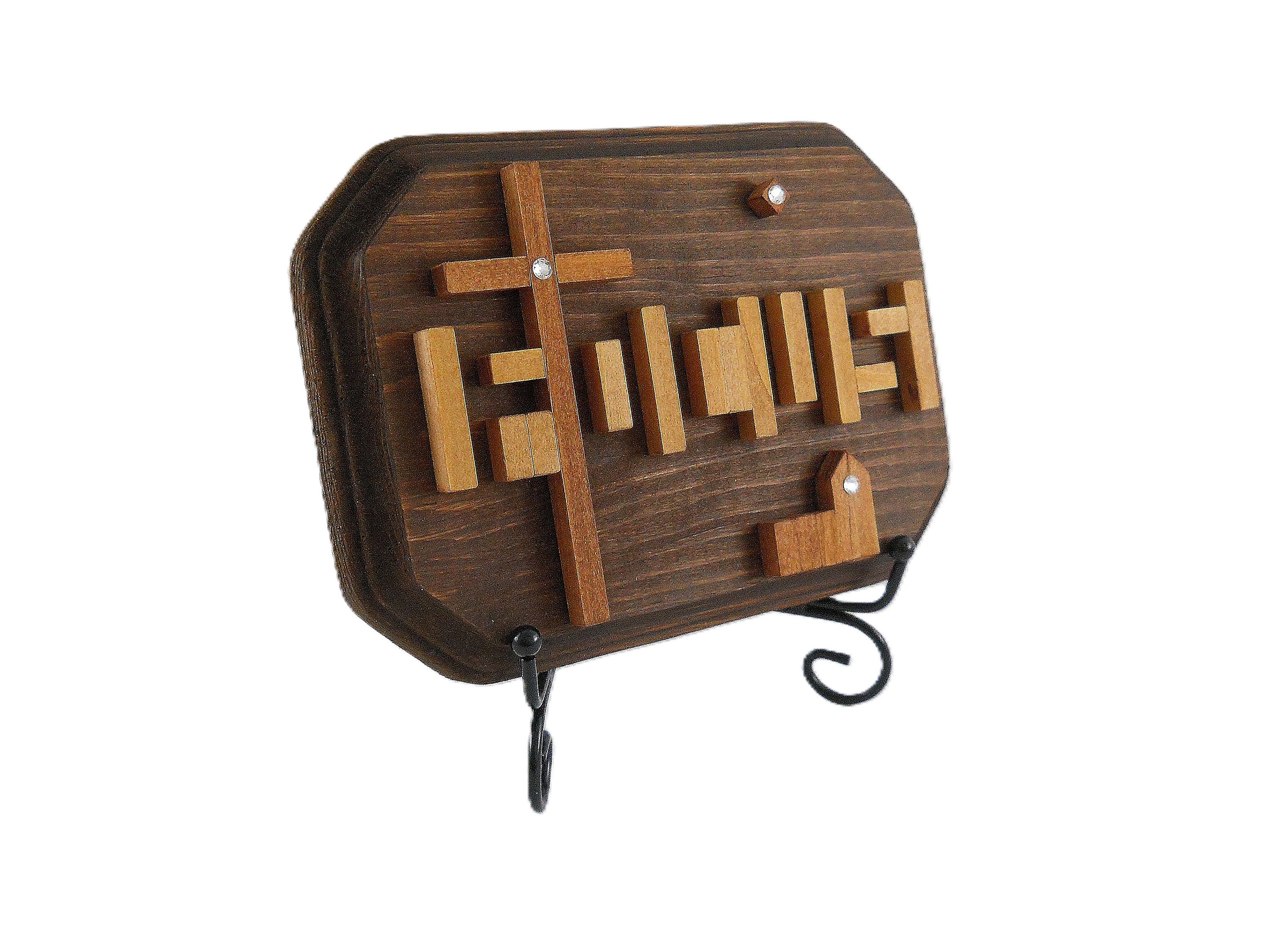 Focus Sign, Handmade Wooden Decorative Accent, Gift, 5" X 7" Clipped ...