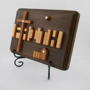 Faith Sign Handmade Wooden Decorative Accent Gift 5 X - Etsy