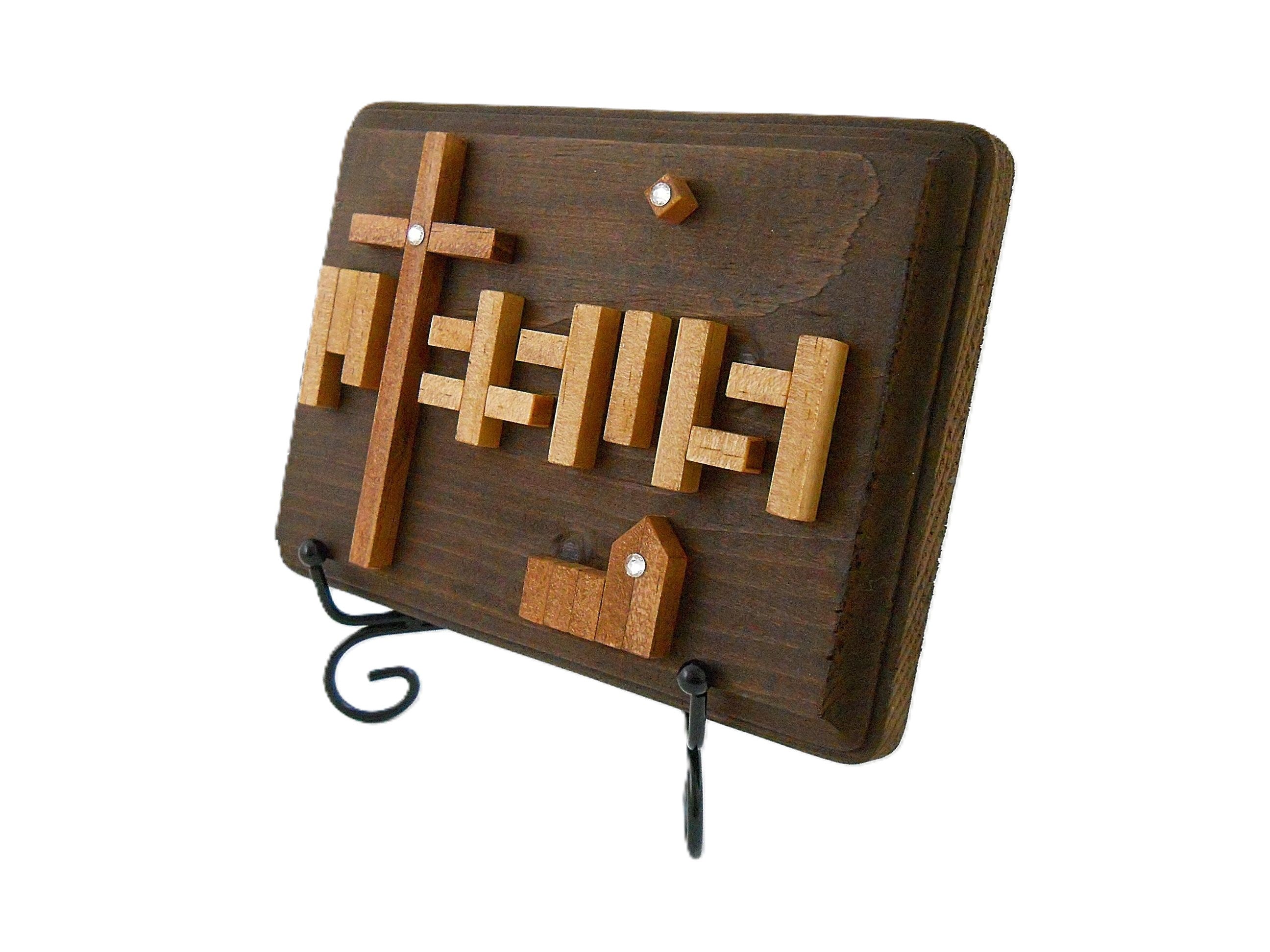 Jesus Sign, Handmade Wooden Decorative Accent, Gift, 5" X 7 ...