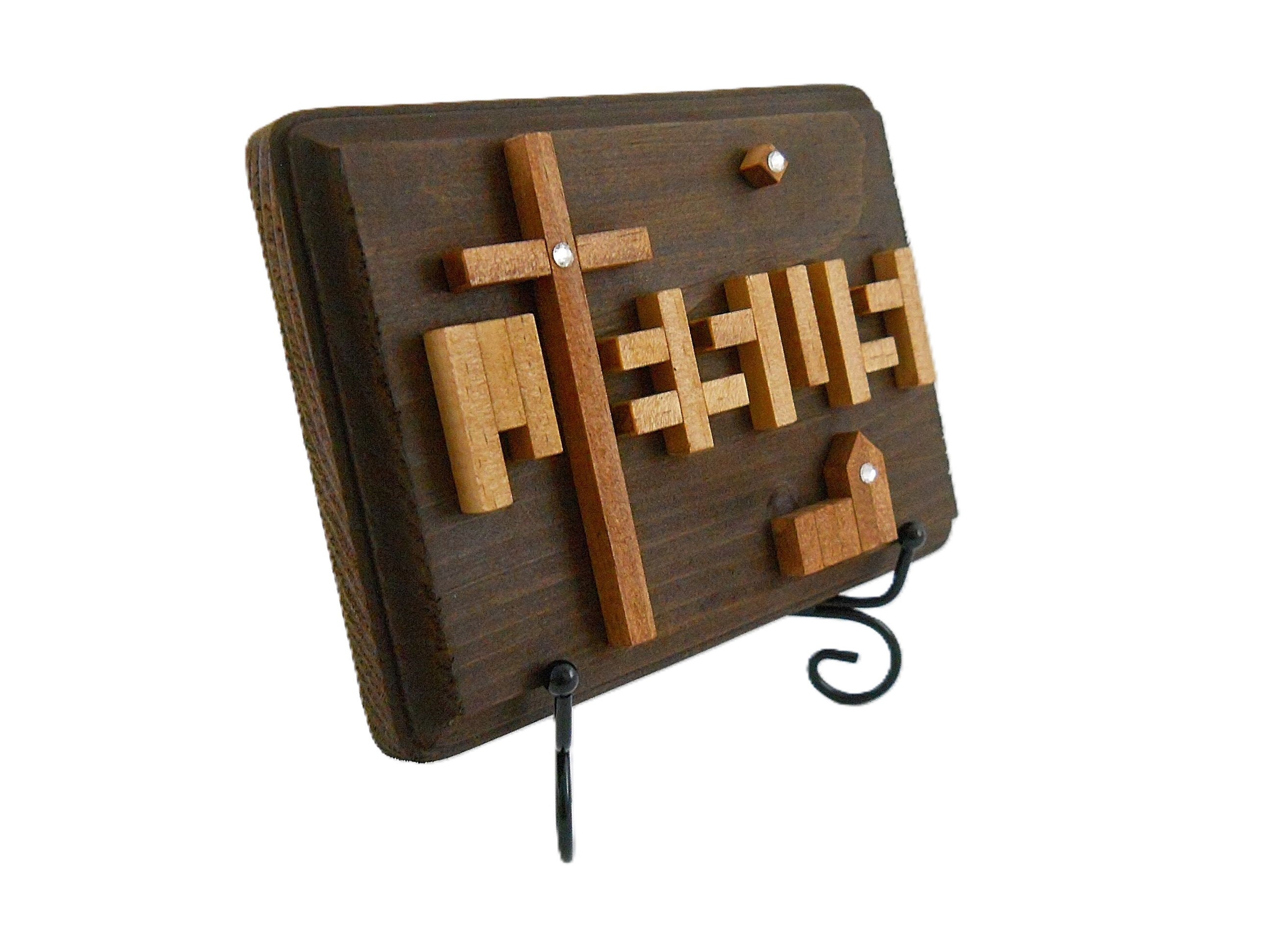 Jesus Sign, Handmade Wooden Decorative Accent, Gift, 5" X 7 ...