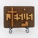 Jesus Sign, Handmade Wooden Decorative Accent, Gift, 5 X 7 Rectangular ...