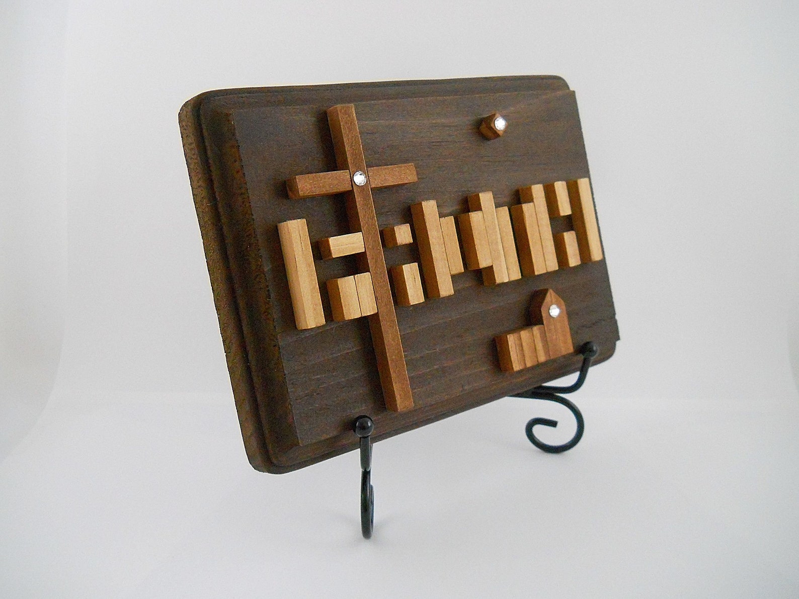 Faith Sign Handmade Wooden Decorative Accent Gift 5 X - Etsy