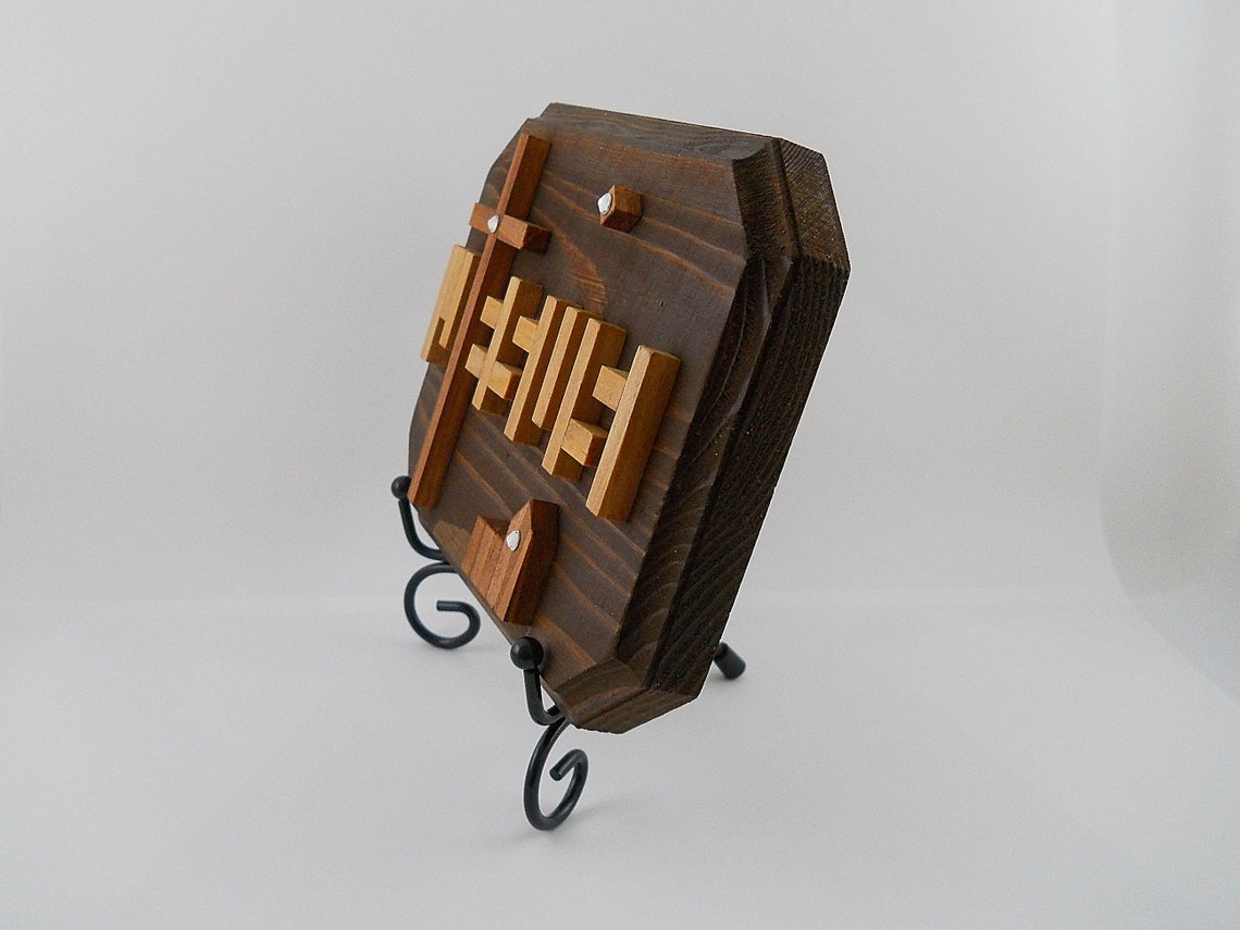 Jesus Sign Handmade Wooden Decorative Accent Gift 5 X - Etsy