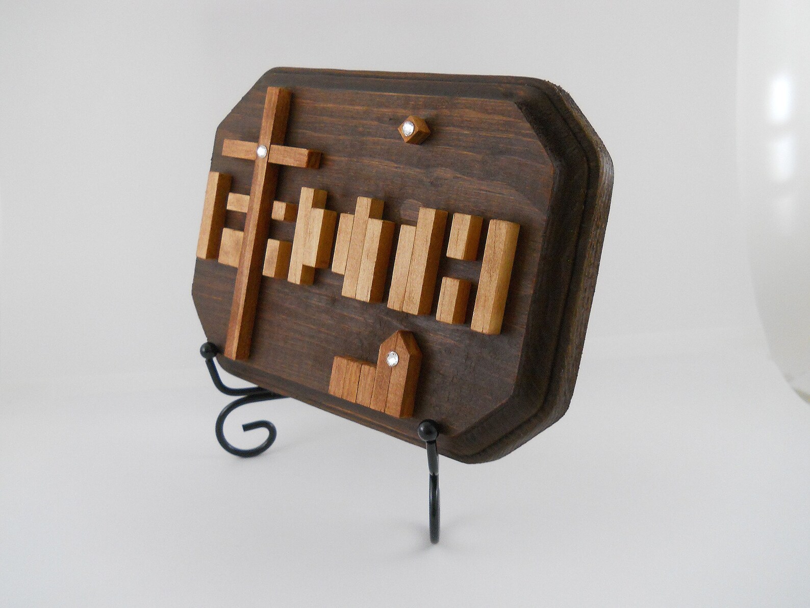 Faith Sign, Handmade Wooden Decorative Accent, Gift, 5 X 7 Clipped ...