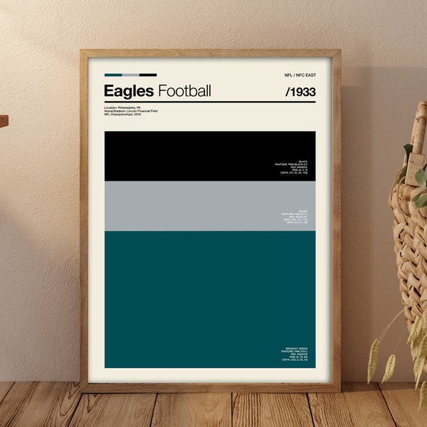 Eagles Football Poster - Etsy