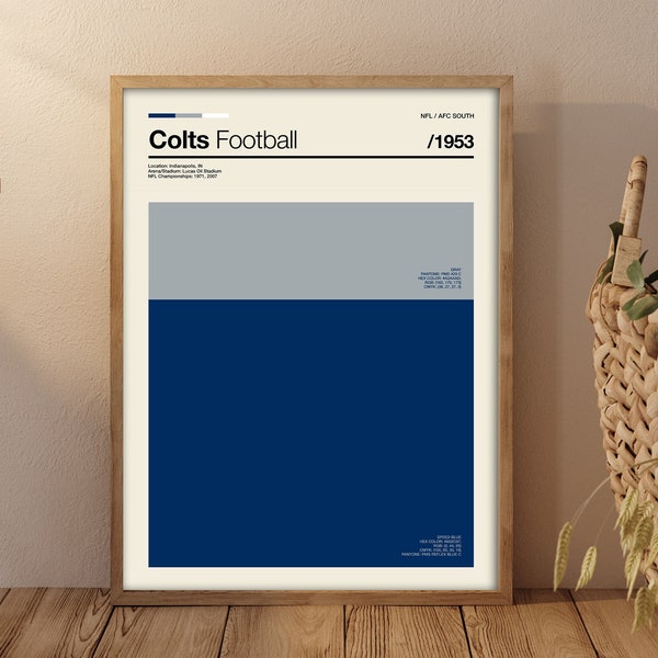Colts Poster - Etsy
