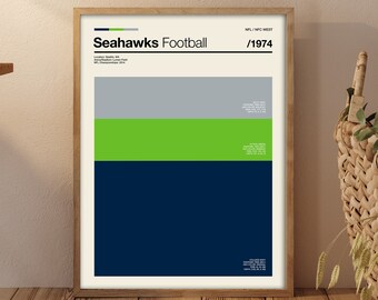 Seahawks Poster - Etsy