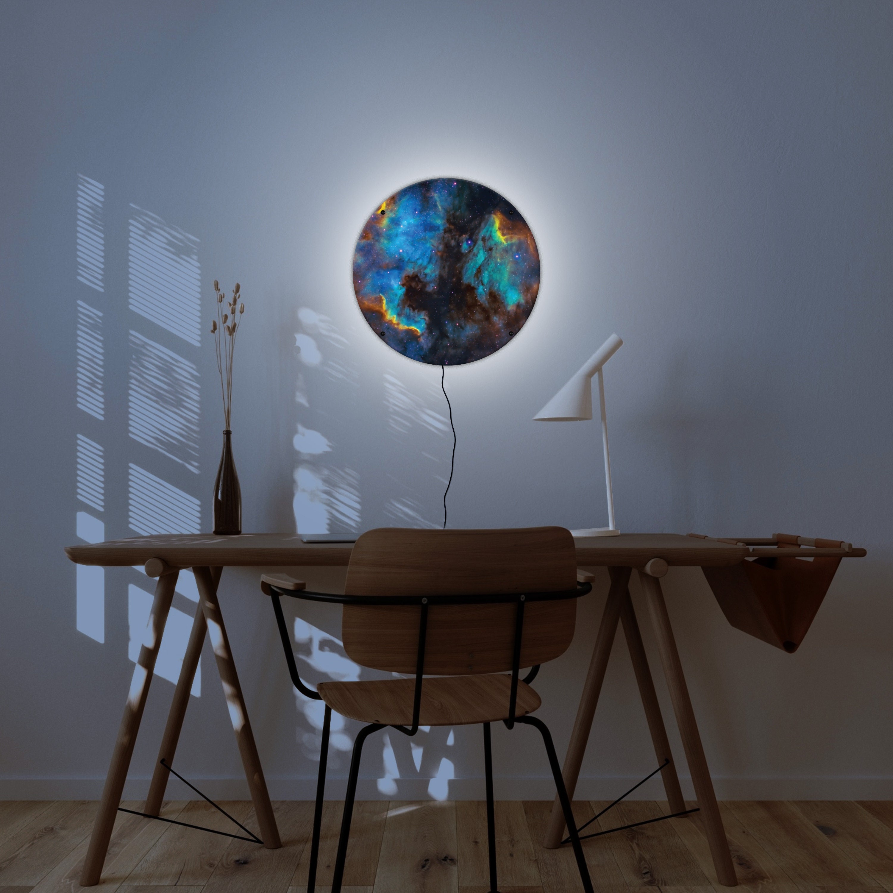 Galaxy LED Wall Art Sign Light-up Sign Outer Space Neon - Etsy