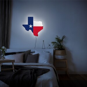 State of Texas Wall Art, Light Up, Texas Longhorns, Texas Flag ...