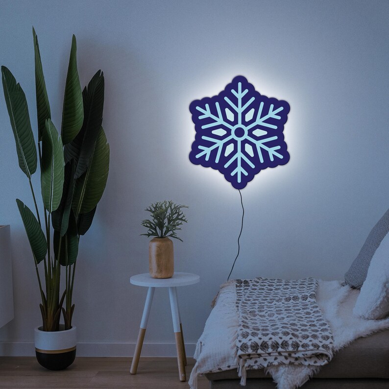 Snowflake LED, Snow, Holidays LED - Etsy