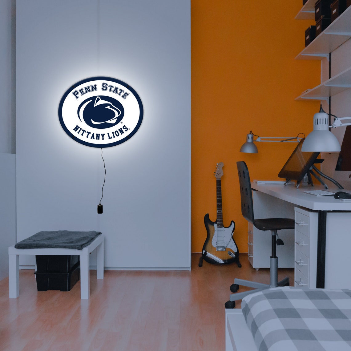 Penn State Light up Sign, College, Wall Art, Home Decor, - Etsy