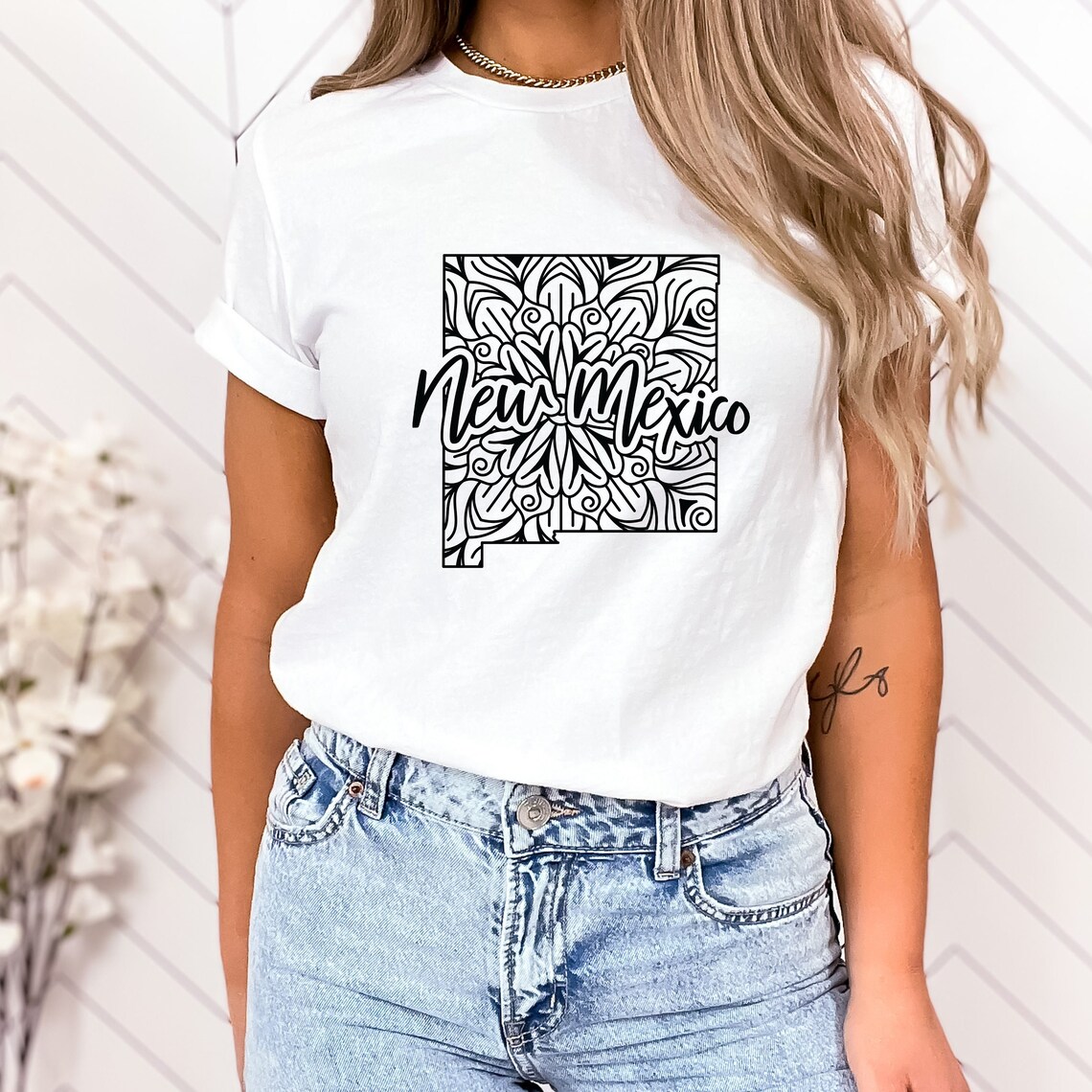 New Mexico State Tshirt/new Mexico Map Tshirt/new Mexico - Etsy
