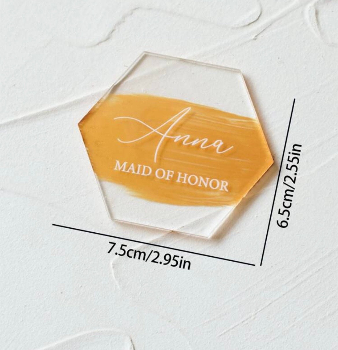 Acrylic Wedding Place Cards, Hexagon Acrylic Disc, Acrylic Boards ...