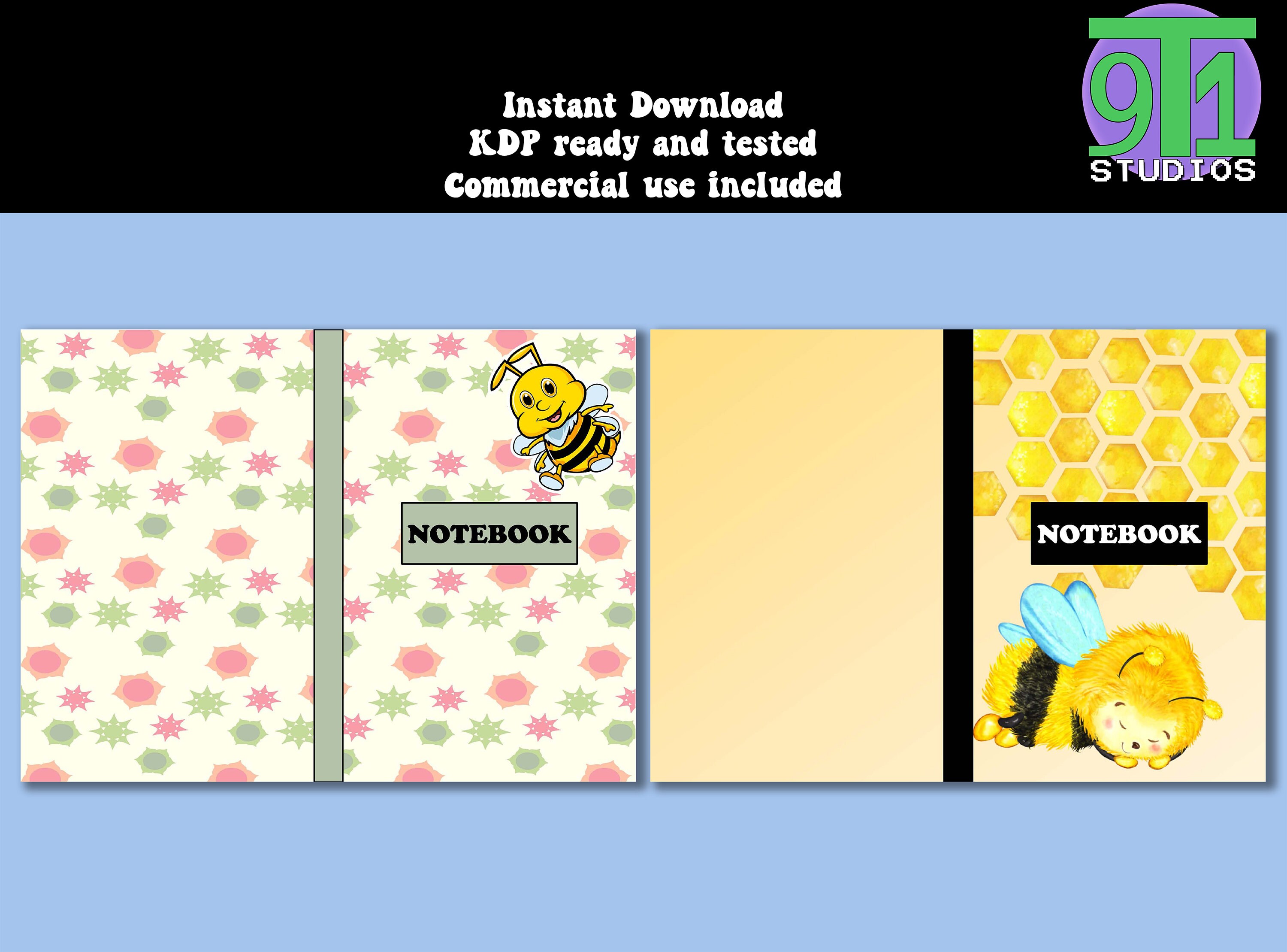 6 Bee Themed Book Covers, 6' X 9', KDP Tested and Ready - Etsy