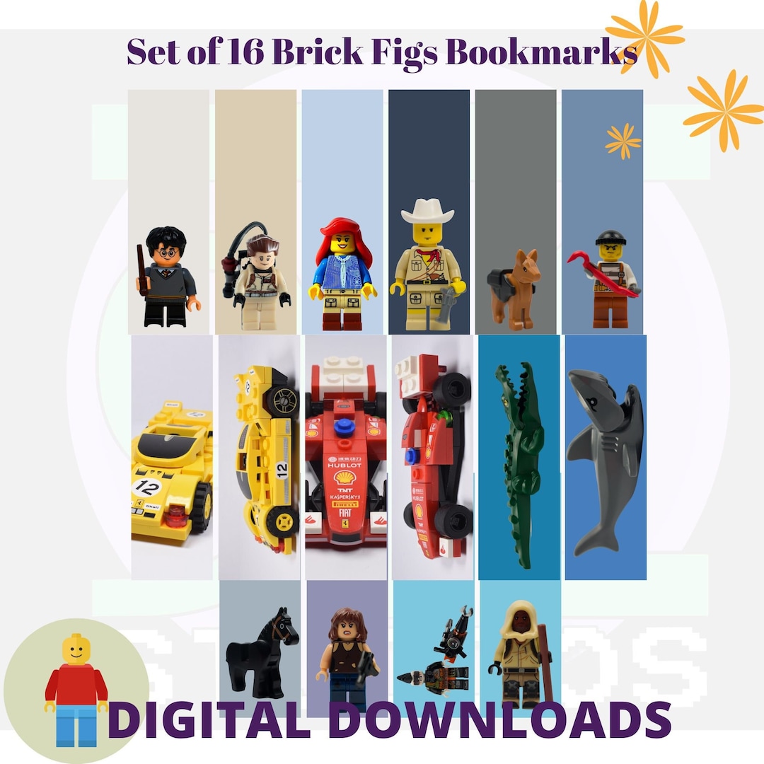 Set of 16 Fig Collection Digital Bookmarks to Download and Print ...