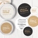 Round Wax Melt Label Template Canva, Modern Candle Tin Lid Sticker ...