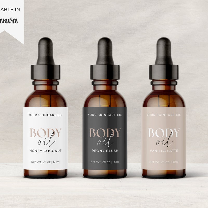 Dropper Bottle Label - Etsy