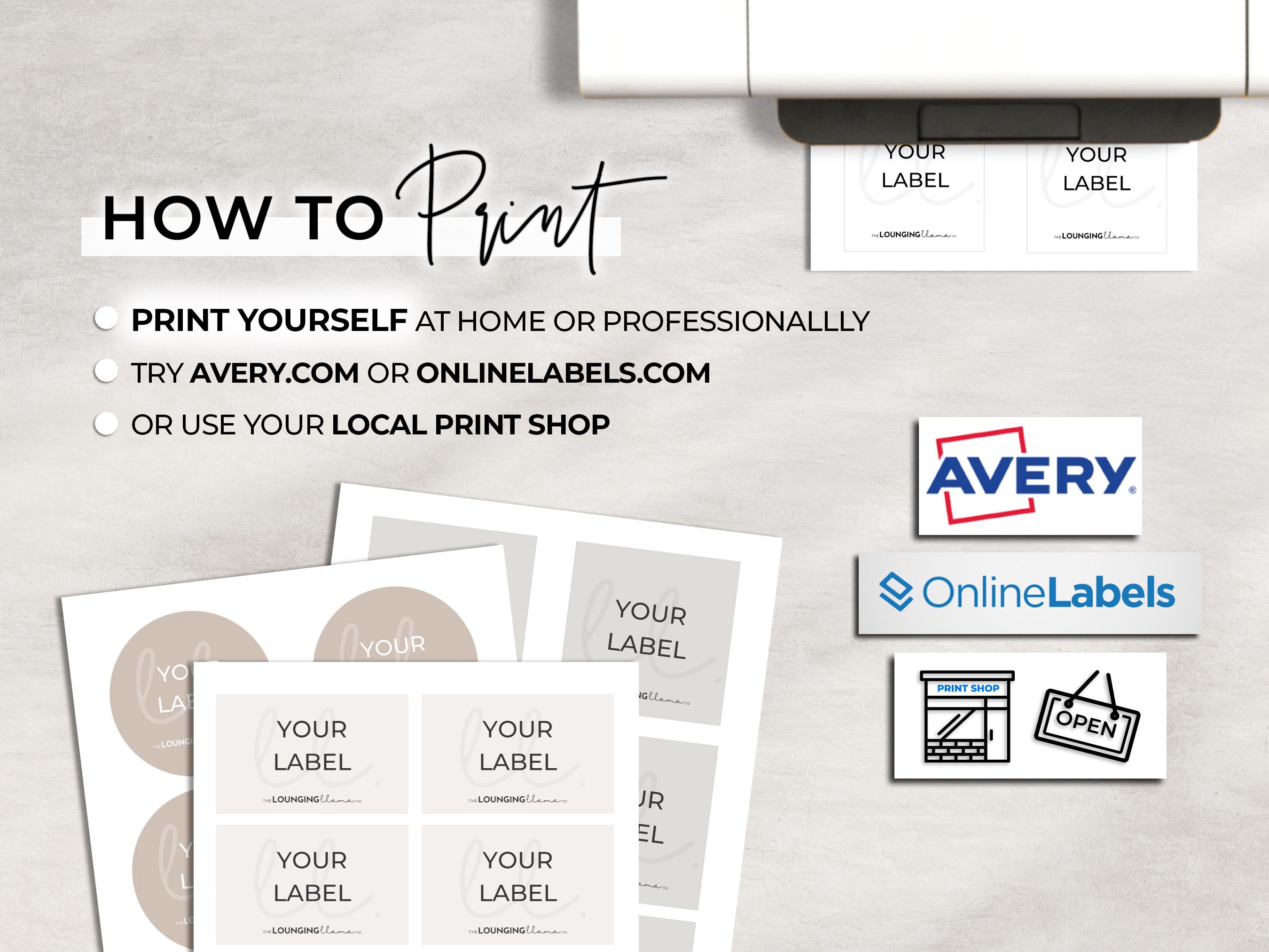 Printable Round Lotion Bar Label Template Canva, Editable Modern Lotion ...