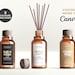 Reed Diffuser Bottle Label Template Canva, Editable Room Fragrance ...