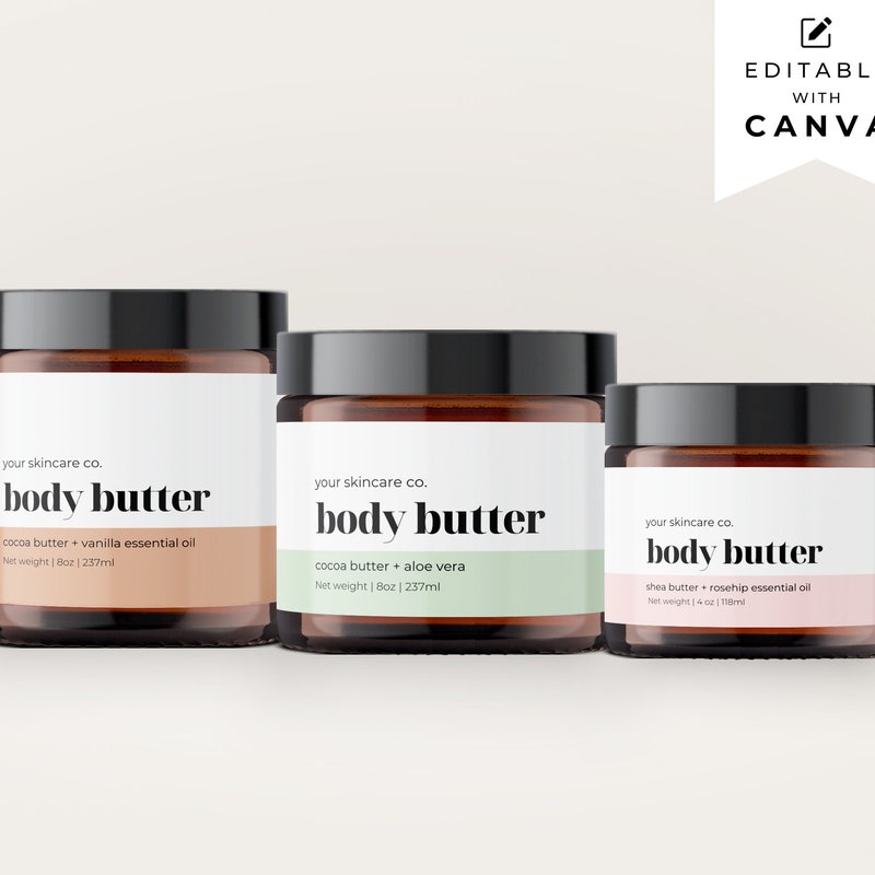 Body Butter Labels - Etsy