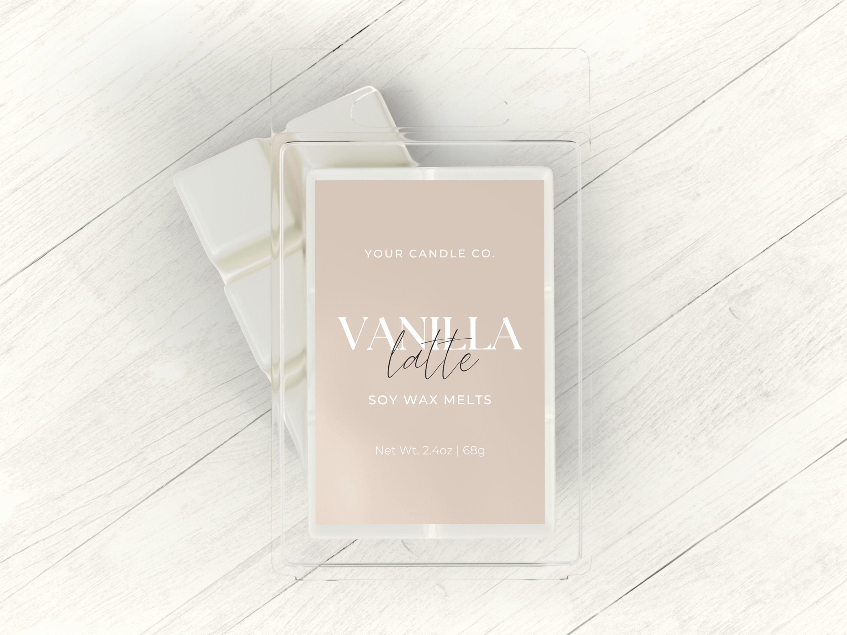 Wax Melt Label Template Editable in Canva Custom Wax Melt - Etsy UK