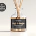 Reed Diffuser Bottle Label Template Canva, Editable Room Fragrance ...