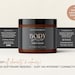 Editable Body Product Skincare Label Template Body Butter Jar - Etsy
