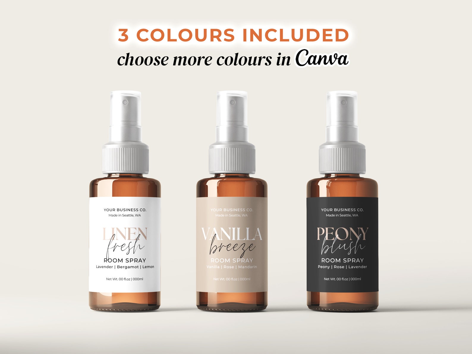 Editable Room Spray Label Template Canva Linen Spray Bottle - Etsy ...