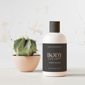 Editable Body Product Label Template, Skincare Label Template for ...