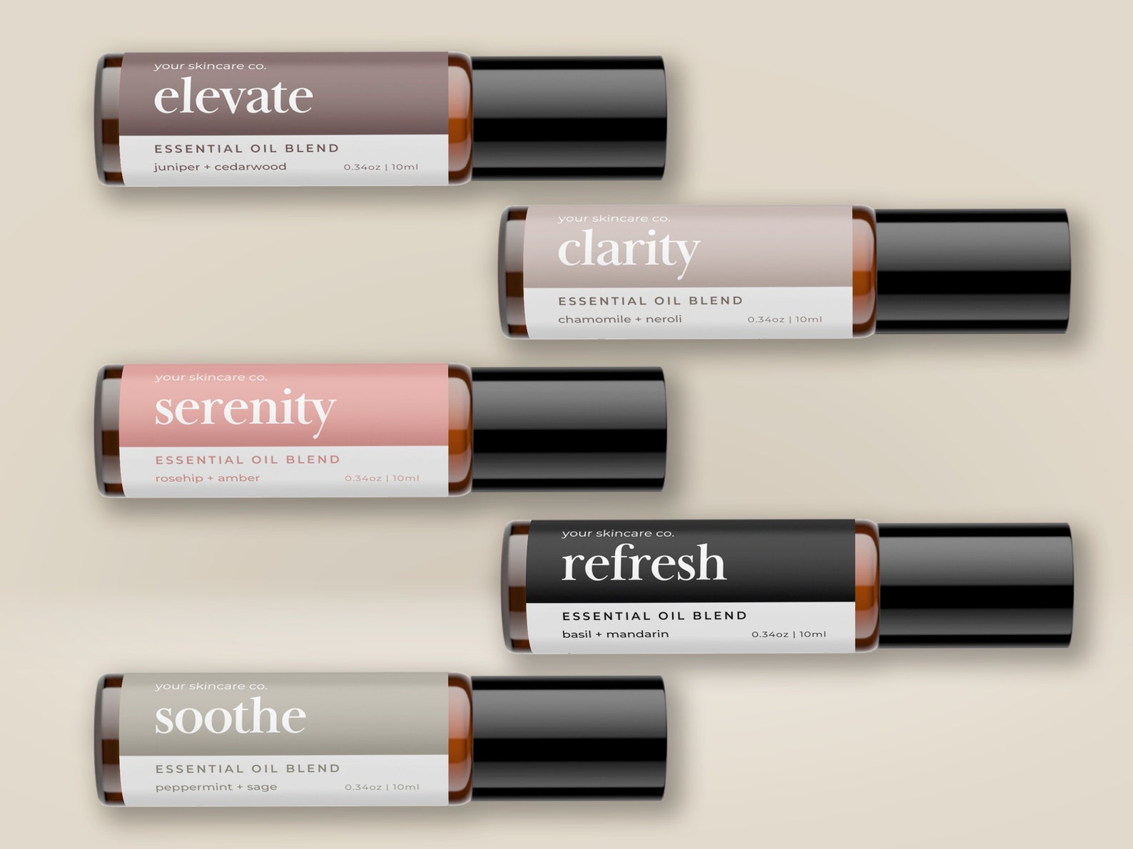 Essential Oil Product Label Template Printable Editable - Etsy