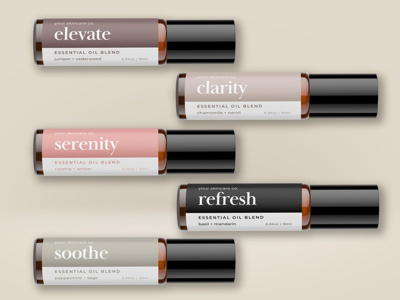 Essential Oil Product Label Template Printable Editable - Etsy