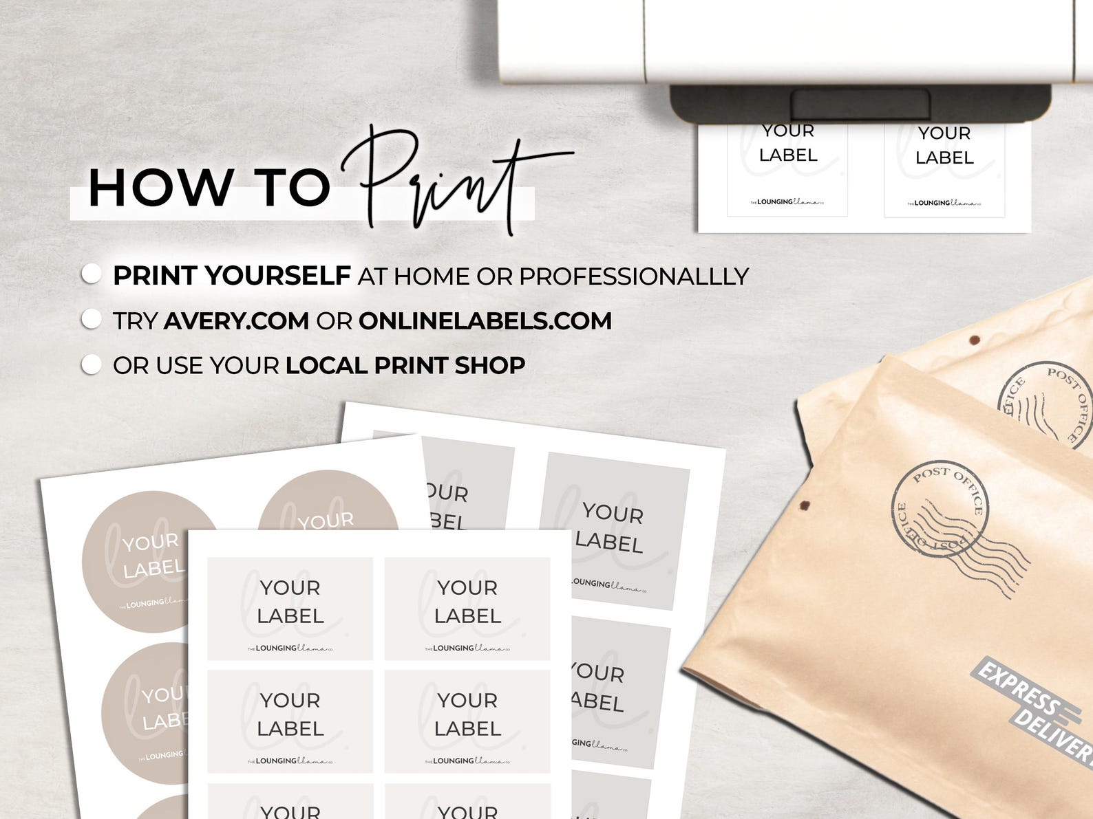 Editable Room Spray Label Template: Canva Printable (digital Download ...