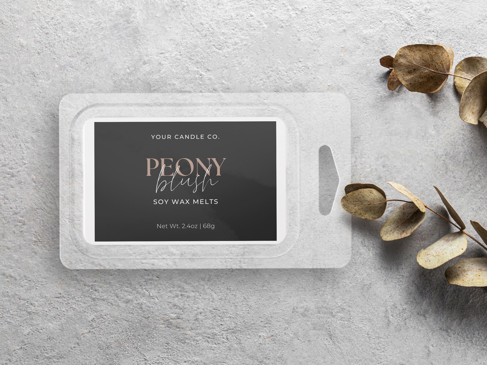 Wax Melt Label Template Editable in Canva Custom Wax Melt - Etsy