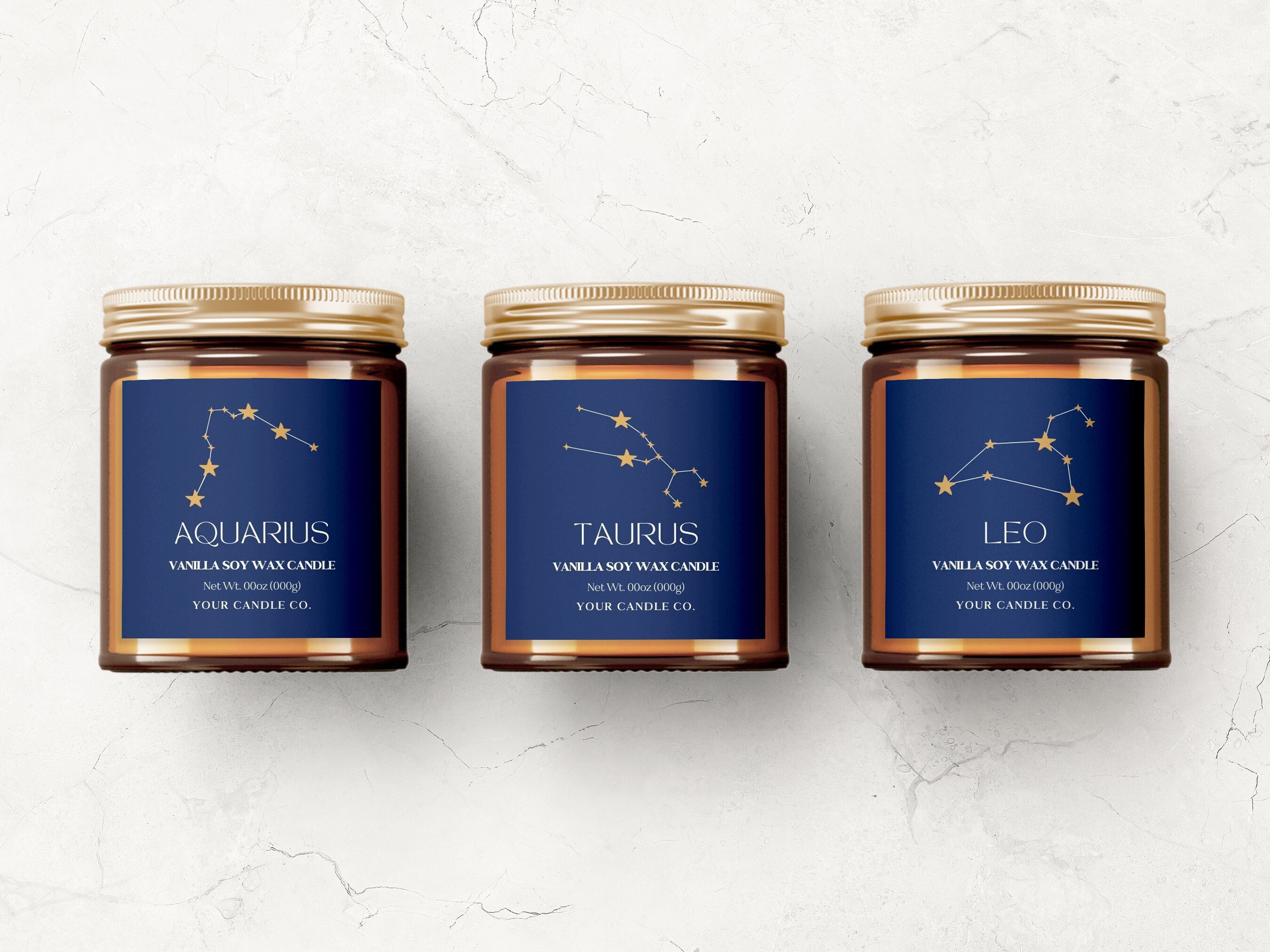 Zodiac candle labels 60 photos - Astrologytoyou.com