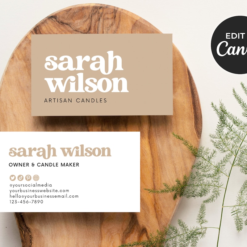 Custom Business Card - Etsy