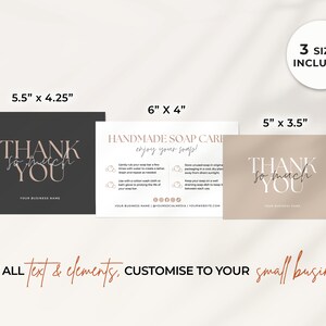 Printable Soap Care Card Template Canva, Editable Soap Bar Care ...