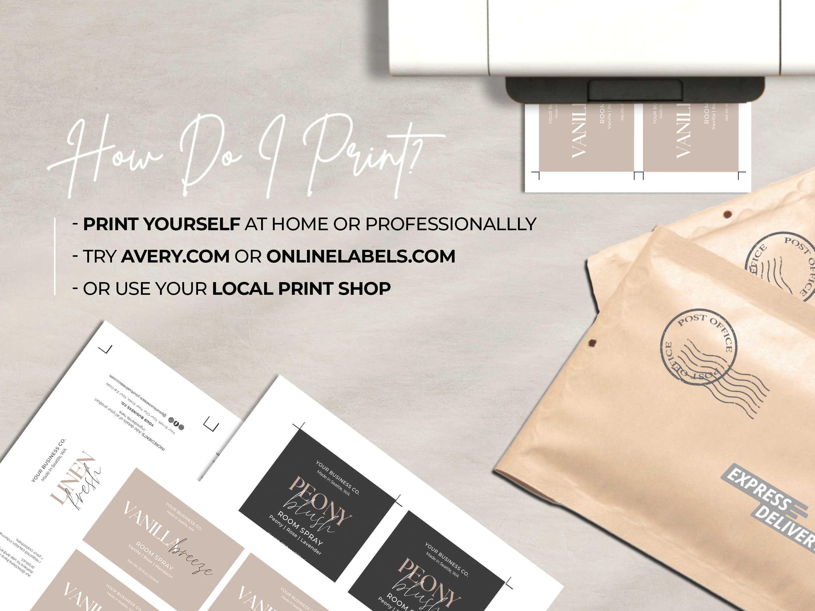 Editable Room Spray Label Template Canva Linen Spray Bottle - Etsy ...